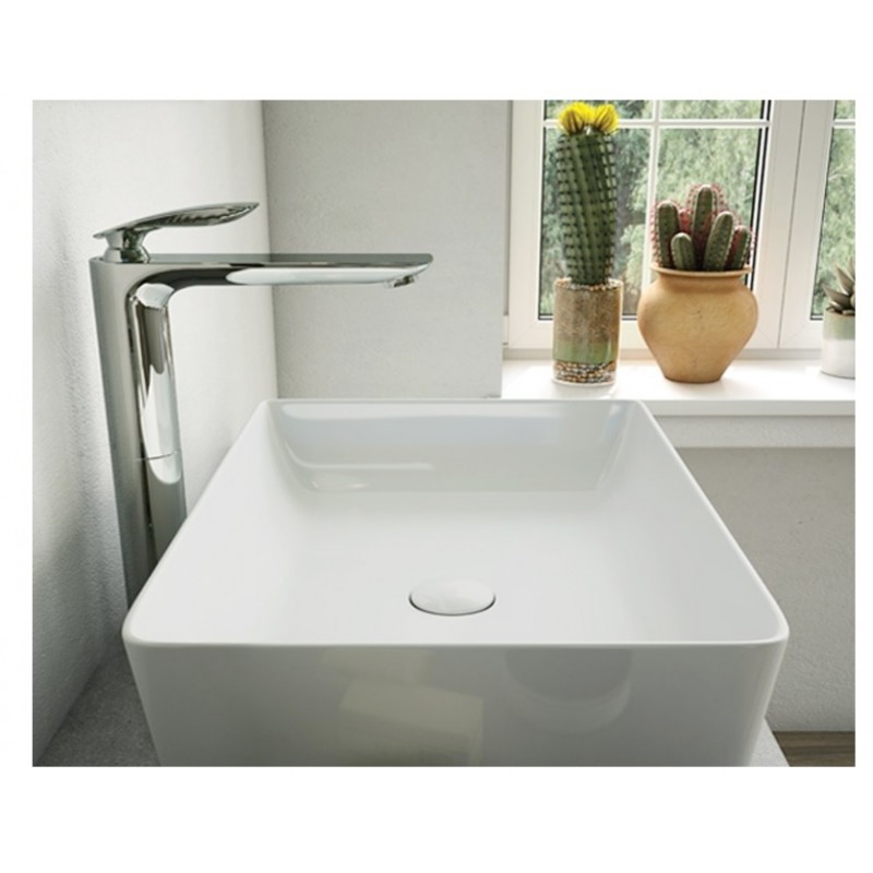 Lavabo Rettangolare FEELING 50 X 36 Cm Con Piletta Inclusa Di Rak