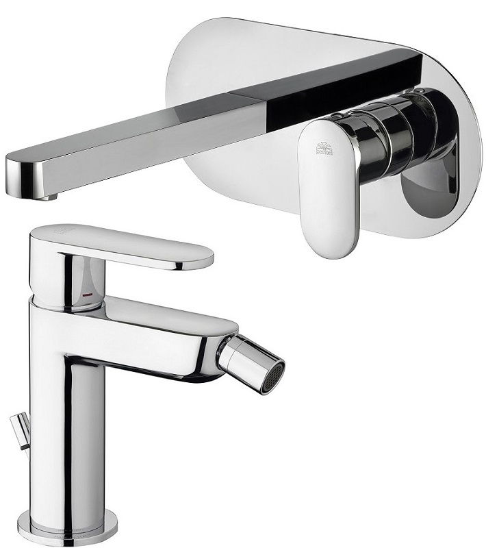 Paffoni - Candy Miscelatore Lavabo Incasso Bocca d'erogazione Bidet
