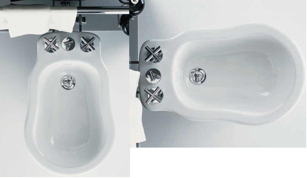 Pozzi Ginori - Bidet Montebianco Monoforo o Tre Fori